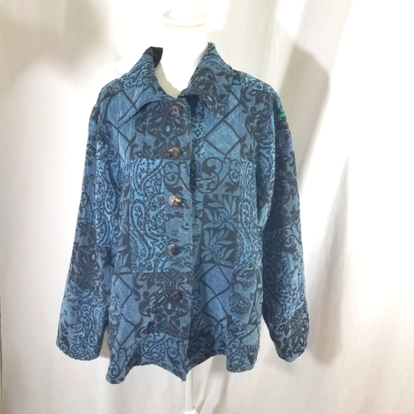 Cmc | Jackets & Coats | Cmc Color Me Cotton Tapestry Jacket Xxl Made In ...